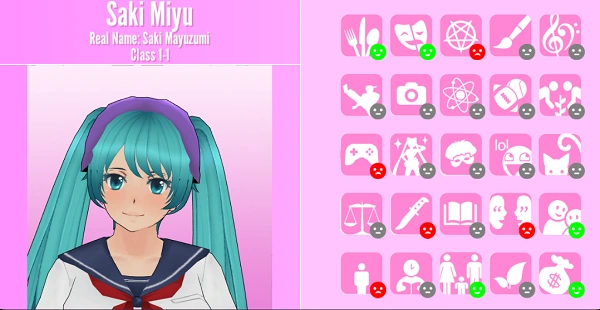 Saki Miyu | Wikia Yandere Simulator | Fandom