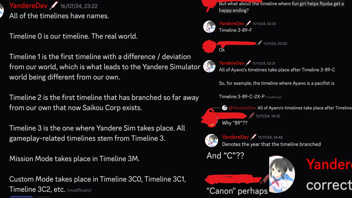 Timeline | Yandere Simulator Wiki | Fandom