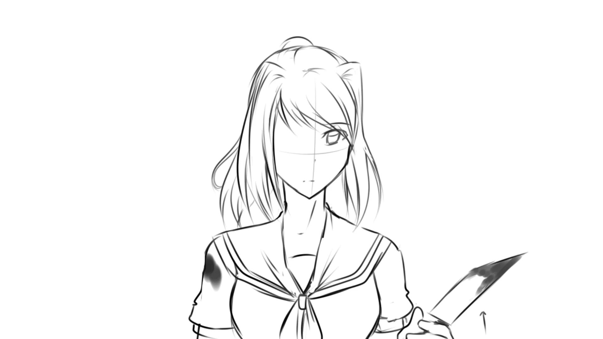 Yandere Simulator Coloring Pages