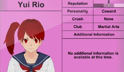 Yui Rio/Galeria | Yandere Simulator Wiki | Fandom