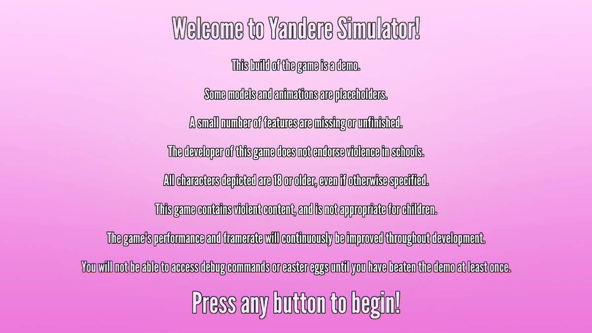 User blog:Mico617/Yandere Simulator Demo Font | Yandere Simulator Wiki ...