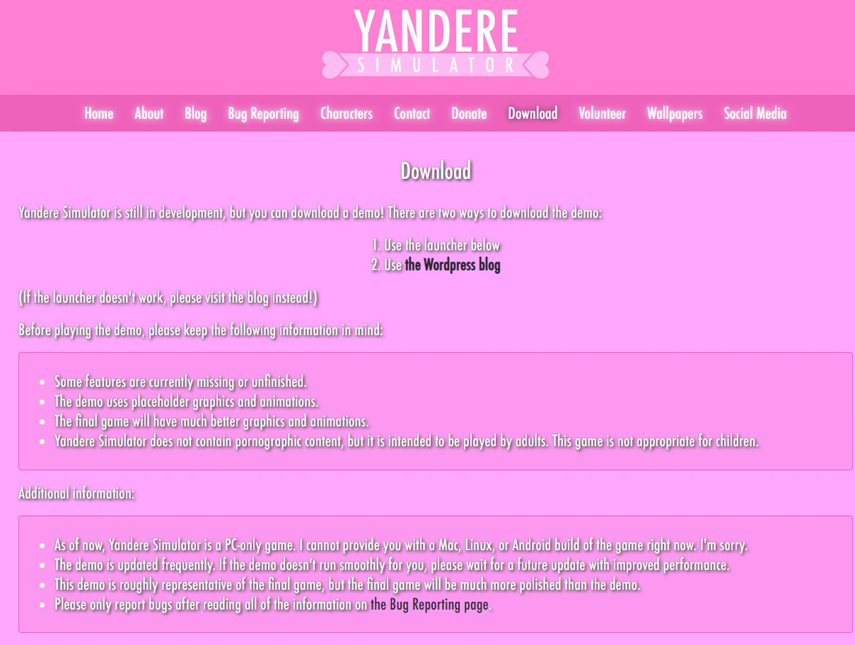 How To Download Yandere Simulator On Pc Windows 7881 Yandere