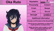 Oka Ruto | Yandere Simulator Wiki | Fandom