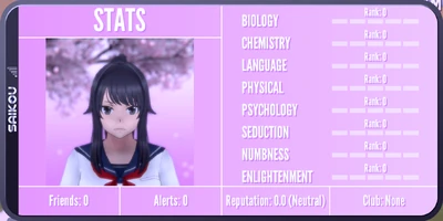 Stats | Yandere Simulator Wiki | Fandom