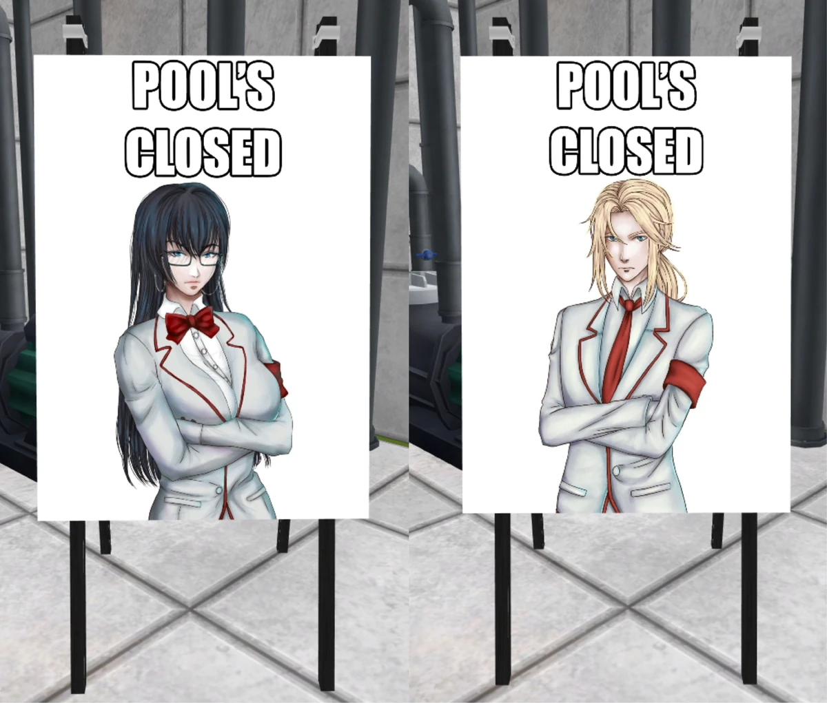 Pool Sign | Yandere Simulator Wiki | Fandom