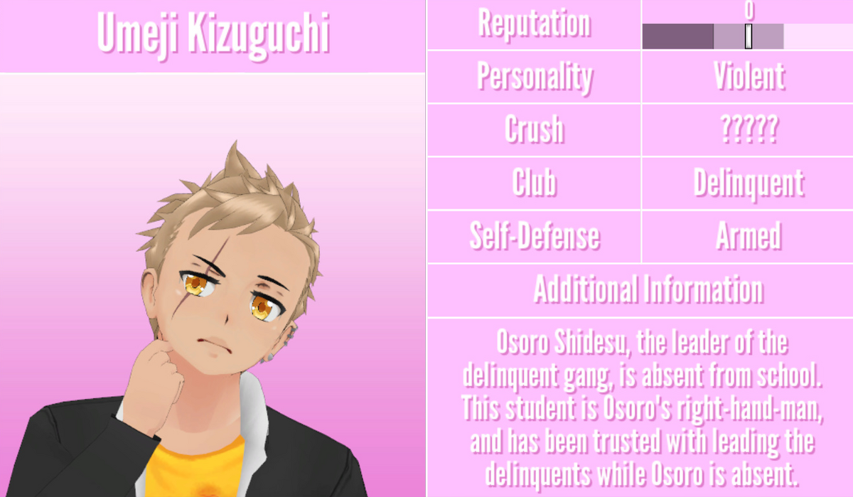 Violent | Yandere Simulator Wiki | Fandom