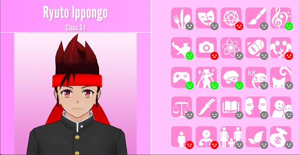 Ryuto Ippongo | Wikia Yandere Simulator | Fandom