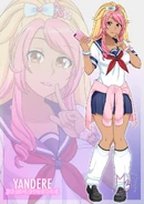 Kokoro Momoiro/Illustrations | Yandere Simulator Wiki | Fandom