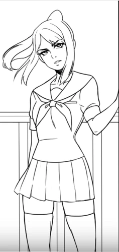 Yandere Simulator Coloring Pages