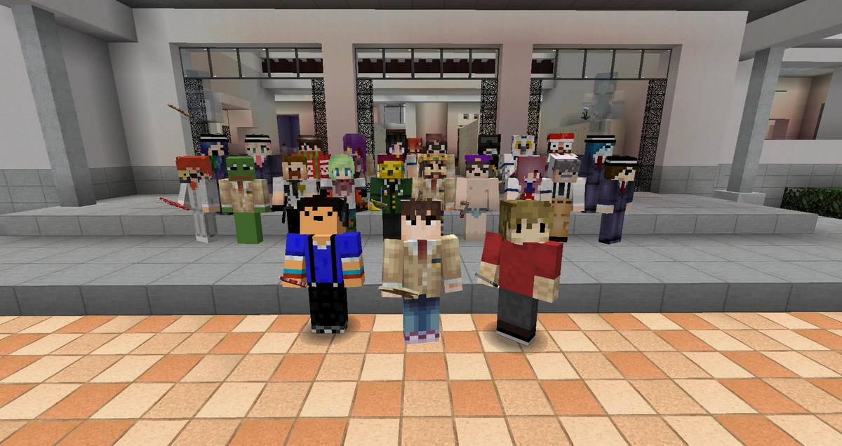 Minecraft Yandere High School Wallpaper Classrooms | Yandere Simulator