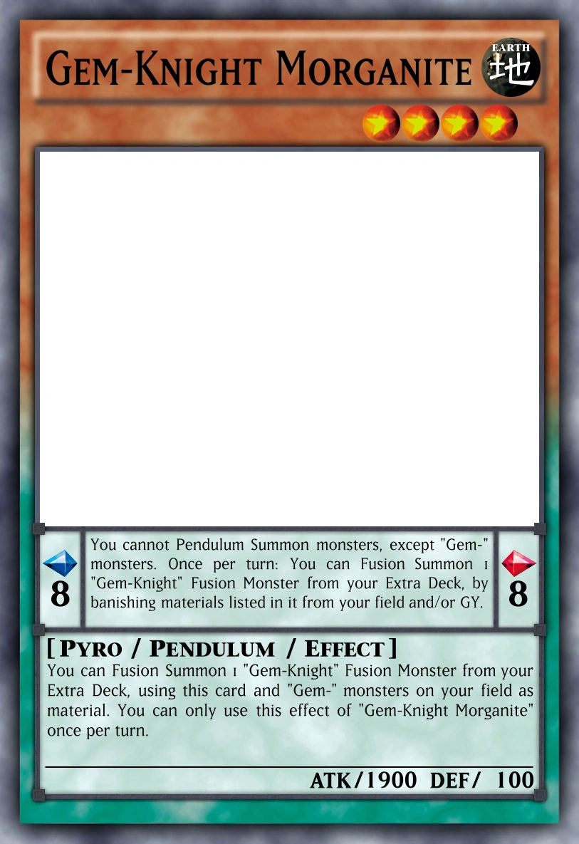 Gem-Knight Morganite | Yu-Gi-Oh Card Maker Wiki | Fandom