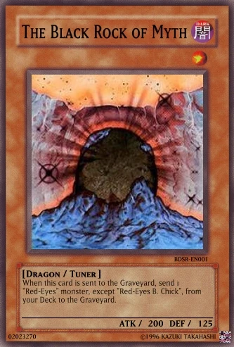 The Black Rock of Myth | Yu-Gi-Oh Card Maker Wiki | Fandom