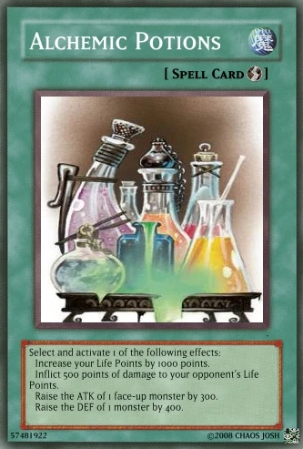 Alchemic Potions | Yu-Gi-Oh Card Maker Wiki | Fandom
