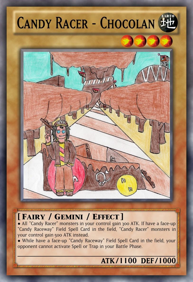 Candy Racer - Chocolan | Yu-Gi-Oh Card Maker Wiki | Fandom