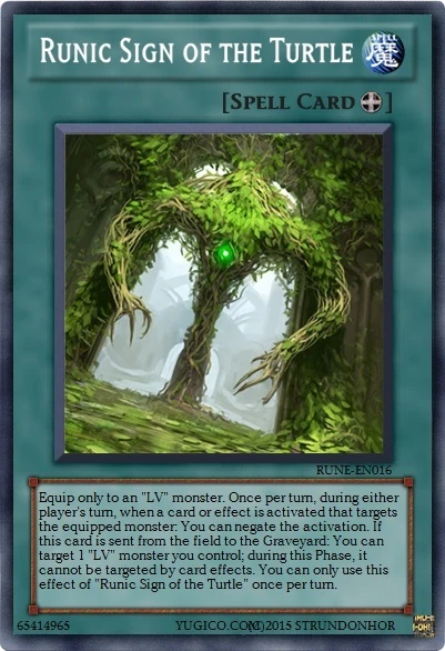 Runic Sign of the Turtle | Yu-Gi-Oh Card Maker Wiki | Fandom
