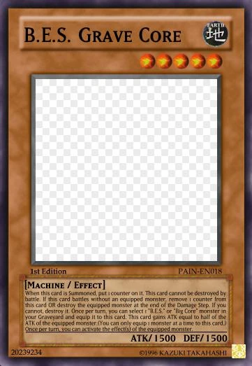 B.E.S. Grave Core | Yu-Gi-Oh Card Maker Wiki | Fandom