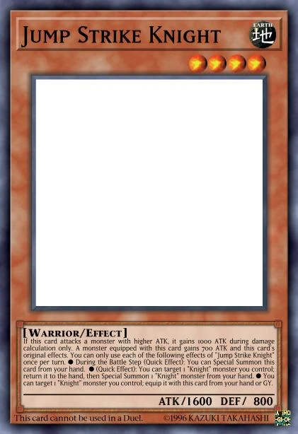 Jump Strike Knight | Yu-Gi-Oh Card Maker Wiki | Fandom