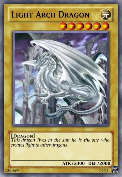 Light Arch Dragon | Yu-Gi-Oh Card Maker Wiki | Fandom