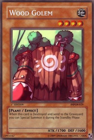 Wood Golem | Yu-Gi-Oh Card Maker Wiki | Fandom