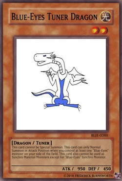 Blue-Eyes Tuner Dragon | Yu-Gi-Oh Card Maker Wiki | Fandom