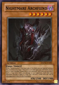 Nightmare Archfiend | Yu-Gi-Oh Card Maker Wiki | Fandom
