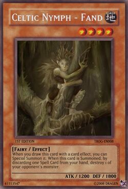 Celtic Nymph - Fand | Yu-Gi-Oh Card Maker Wiki | Fandom