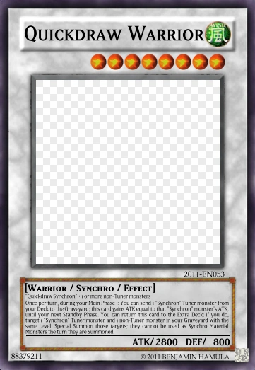 Quickdraw Warrior | Yu-Gi-Oh Card Maker Wiki | Fandom