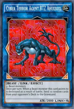 Cyber Terror Agent.BTZ Ahuizotl | Yu-Gi-Oh Card Maker Wiki | Fandom