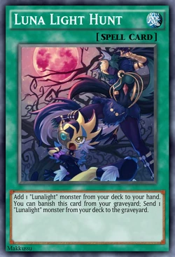 Luna Light Hunt | Yu-Gi-Oh Card Maker Wiki | Fandom