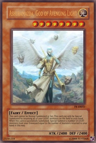 Ashuramazda, God of Avenging Light | Yu-Gi-Oh Card Maker Wiki | Fandom