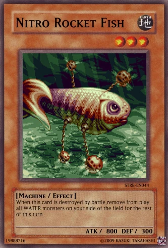 Nitro Rocket Fish | Yu-Gi-Oh Card Maker Wiki | Fandom
