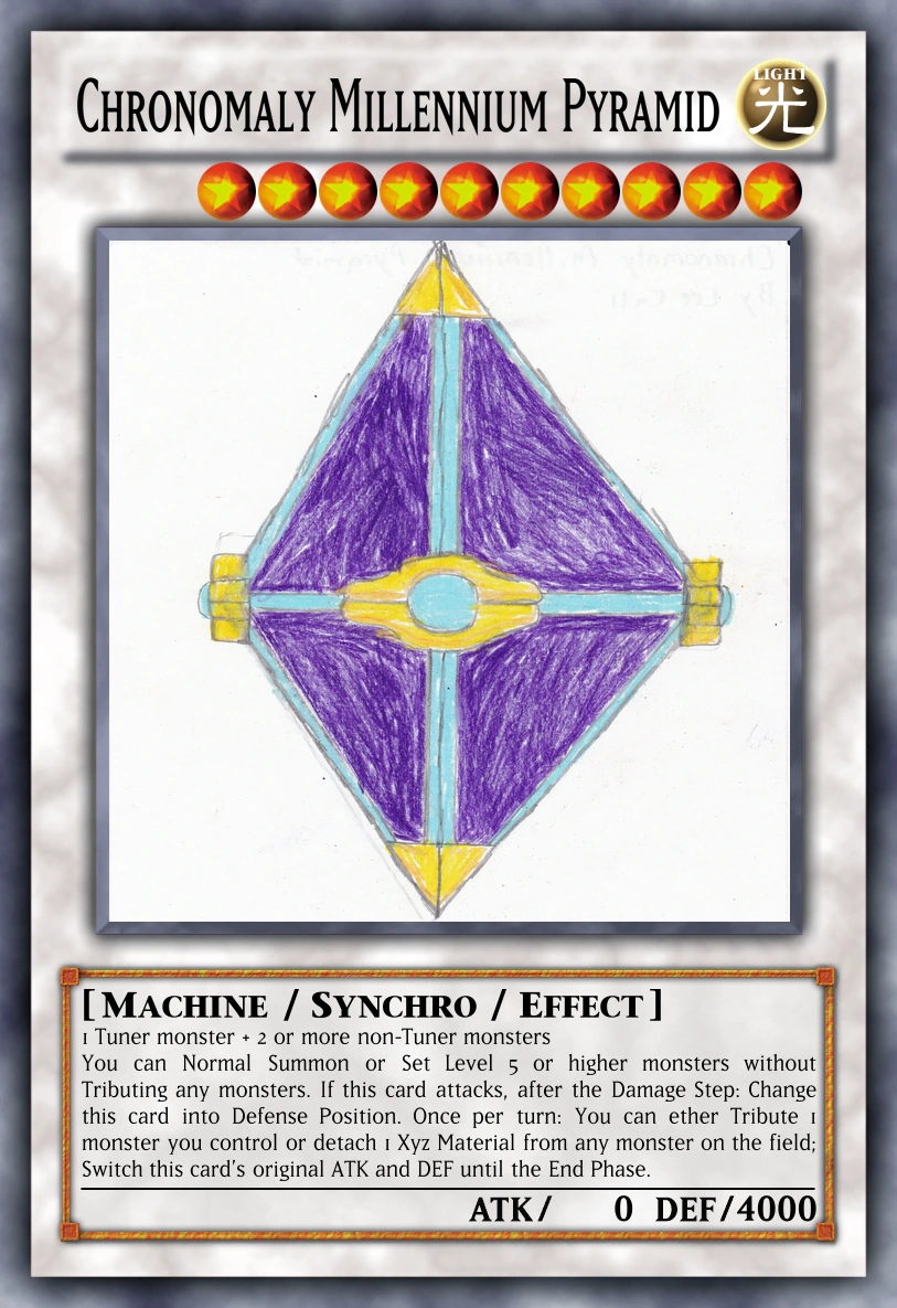 Chronomaly Millennium Pyramid | Yu-Gi-Oh Card Maker Wiki | Fandom