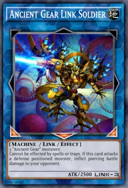 Ancient Gear Link Soldier | Yu-Gi-Oh Card Maker Wiki | Fandom