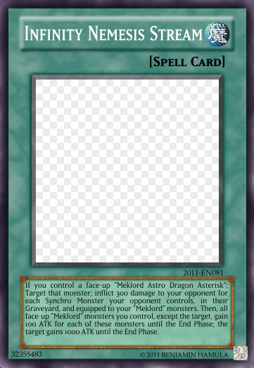 Infinity Nemesis Stream | Yu-Gi-Oh Card Maker Wiki | Fandom