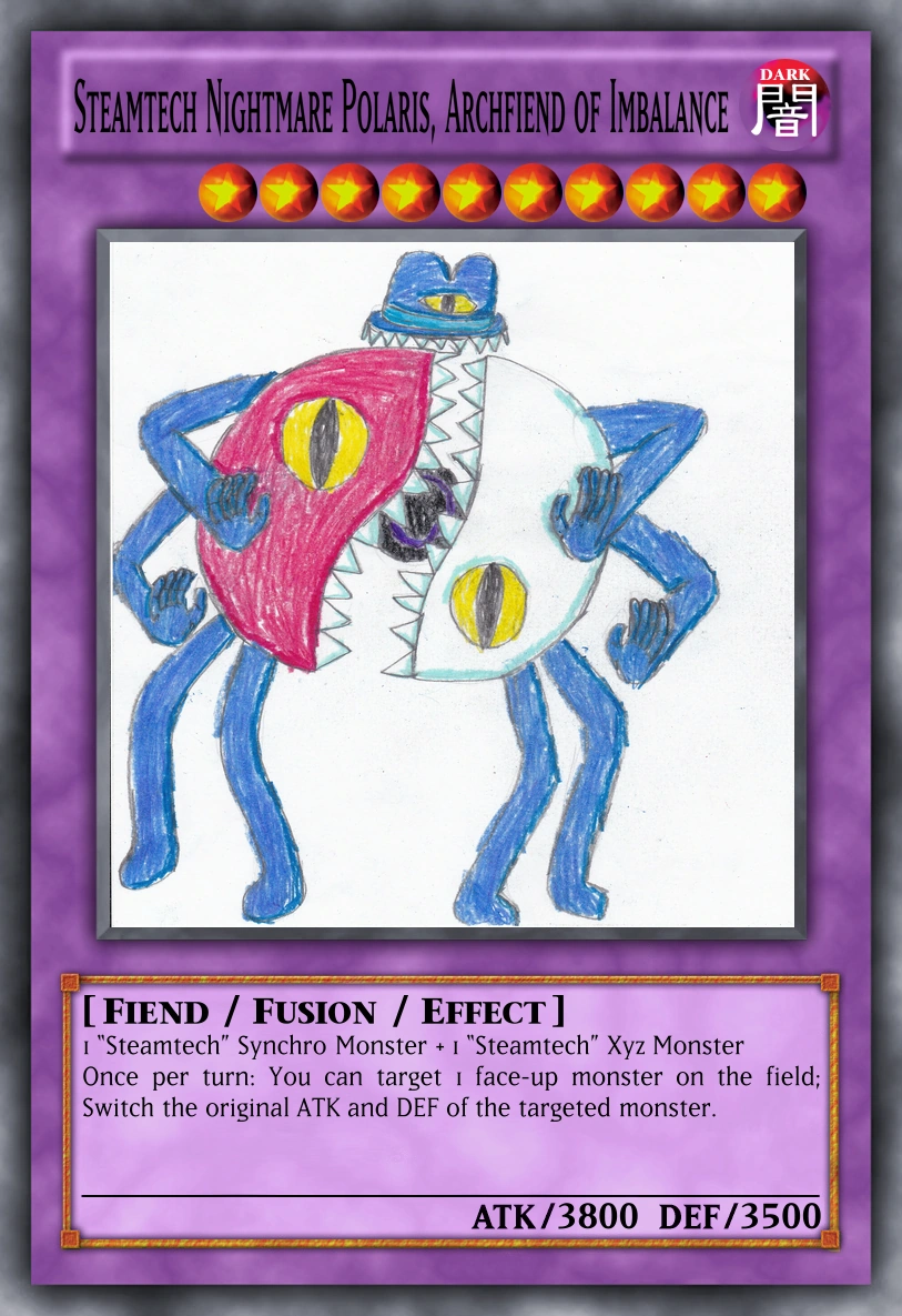 Steamtech Nightmare Polaris, Archfiend of Imbalance | Yu-Gi-Oh Card ...