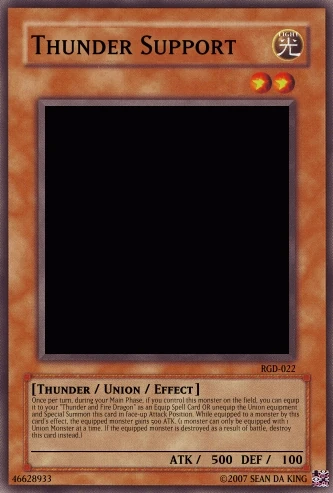 Thunder Support | Yu-Gi-Oh Card Maker Wiki | Fandom