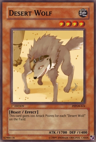Desert Wolf | Yu-Gi-Oh Card Maker Wiki | Fandom