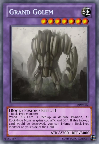 Grand Golem | Yu-Gi-Oh Card Maker Wiki | Fandom