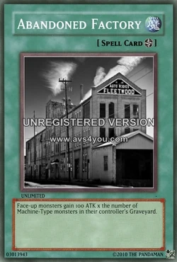 Abandoned Factory | Yu-Gi-Oh Card Maker Wiki | Fandom