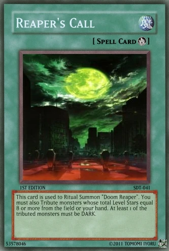 Reapers Call | Yu-Gi-Oh Card Maker Wiki | Fandom