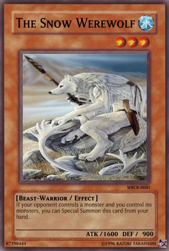 The Snow Werewolf | Yu-Gi-Oh Card Maker Wiki | Fandom