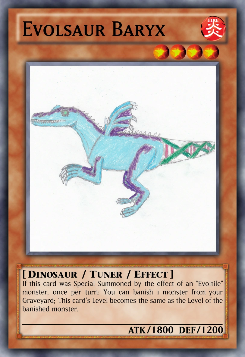 Evolsaur Baryx | Yu-Gi-Oh Card Maker Wiki | Fandom