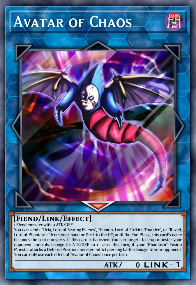 Avatar of Chaos | Yu-Gi-Oh Card Maker Wiki | Fandom
