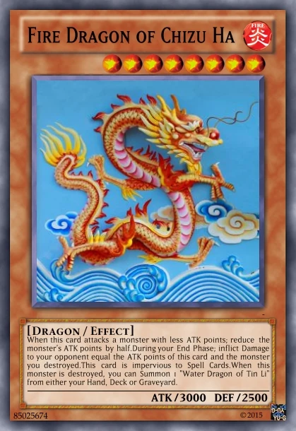 Fire Dragon of Chizu Ha | Yu-Gi-Oh Card Maker Wiki | Fandom