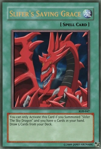 Slifer's Saving Grace | Yu-Gi-Oh Card Maker Wiki | Fandom