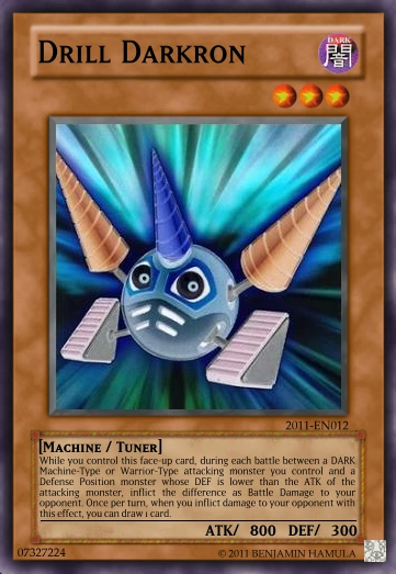 Drill Darkron | Yu-Gi-Oh Card Maker Wiki | Fandom