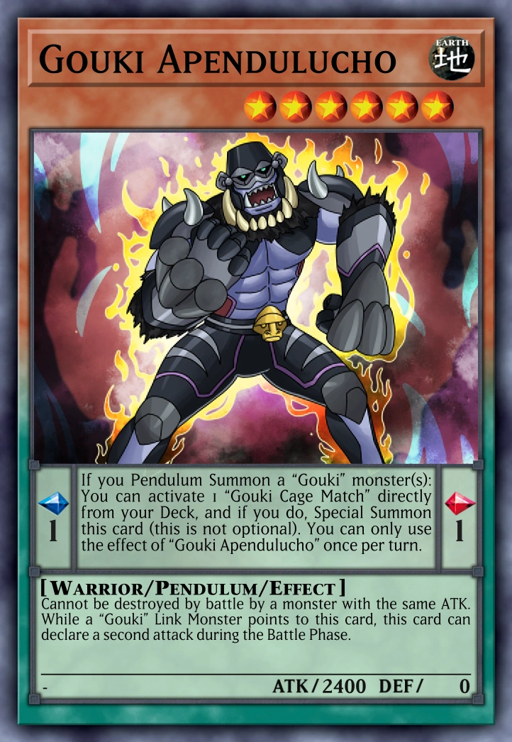 Gouki Apendulucho | Yu-Gi-Oh Card Maker Wiki | Fandom