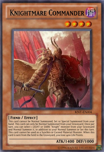 Knightmare Commander | Yu-Gi-Oh Card Maker Wiki | Fandom