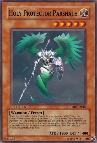 Holy Protector Parshath | Yu-Gi-Oh Card Maker Wiki | Fandom