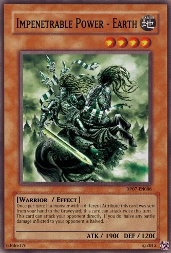 Impenetrable Power - Earth | Yu-Gi-Oh Card Maker Wiki | Fandom